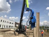 China Durable Hydraulic Vibratory Hammer Pile Driver – High-Performance Vibro Machine for Sheet Pile for sale