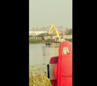 China River Excavator Mounted Pile Driver for sale