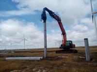 China 372KN Vibro Pile Hammer: Solar Construction Piling, High Efficiency & Accurate Operation for sale