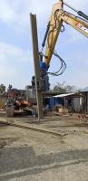 China Universal Side Grip Pile Hammer: Easy Installation on 20T Excavators with Quick Connection for sale