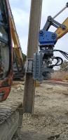 China Universal Side Grip Pile Hammer: Easy Installation on 20T Excavators with Quick Connection for sale
