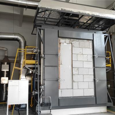 China Vertical Fire Resistance Test Furnace 3000x3000x1500mm for ISO 834-1 & ISO 3008 Building Component Testing for sale