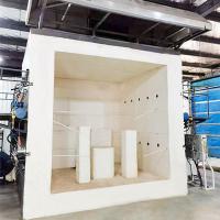 China Vertical Fire Resistance Test Furnace 3000x3000x1500mm for ISO 834-1 & ISO 3008 Building Component Testing for sale