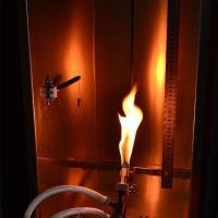 China IEC 60332 Flame Propagation Test Machine for Single Cable - 630mm Width × 2170mm Height with 1kW Burner for sale