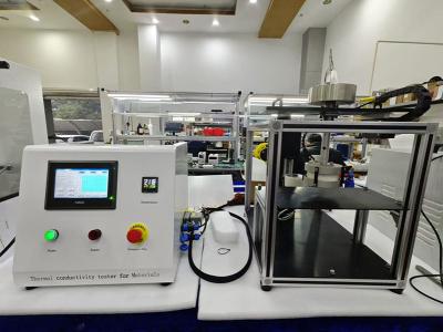 China ISO12127 Thermal Conductivity Tester Machine 100-500°C Range with 25.2mm Heating Cylinder for PPE Compliance for sale