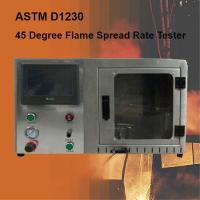 China ASTM D1230 45 Degree Flammability Testing Equipment 750×300×900mm Textile Fabric Flame Chamber for sale