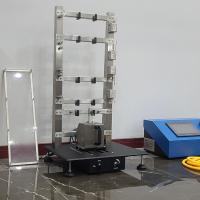 China Multifunctional Vertical Flammability Tester with PLC Control ISO 6940 100mm Radiation Furnace for sale