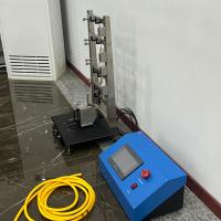 China Multifunctional Vertical Flammability Tester with PLC Control ISO 6940 100mm Radiation Furnace for sale