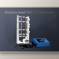 China Multifunctional Vertical Flammability Tester with PLC Control ISO 6940 100mm Radiation Furnace for sale