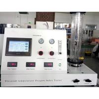 China High Temperature Oxygen Index Tester 25-400°C with 1000W Heating for ISO 4589-3 NES 715 Flame Retardant Testing for sale