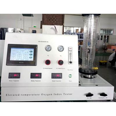 China High Temperature Oxygen Index Tester 25-400°C with 1000W Heating for ISO 4589-3 NES 715 Flame Retardant Testing for sale