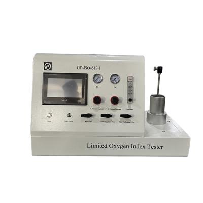 China ISO 4589-2 Limiting Oxygen Index Tester for Plastic Rubber Materials with ±0.1% Accuracy and 500mm Glass Tube for sale