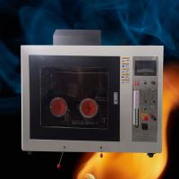 China UL 94 Horizontal Vertical Flame Tester 0.75m3 Chamber for Foam Thin Film Materials for sale