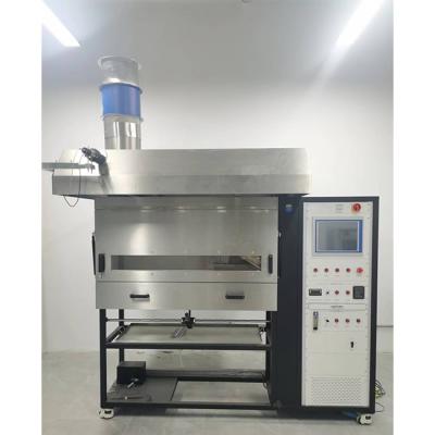 China ISO 9239 Flooring Radiant Panel Fire Resistance Test Apparatus 1800x1500x2400mm with 15-inch Touchscreen Control for sale
