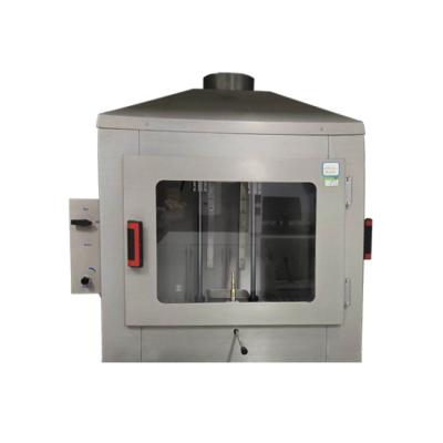 China ISO 11925 Single Flame Source Tester Stainless Steel Chamber 45 Degree Ignition Building Material Flammability for sale