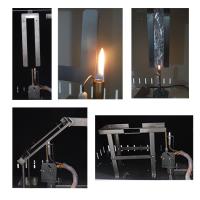 China CCAR-25 FAR 25.853 Vertical Flammability Tester for Aviation Cabin Materials 12s 60s for sale