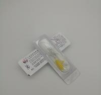 China Positive Pressure Y Type Disposable Yellow 24 Iv Cannula For Pediatric Neonatal Infusion for sale