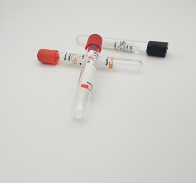 China CE ISO Certified Disposable Vacuum Blood Collection Tube For Clinical Hematology Examination Plain Without Additives for sale