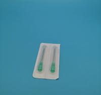 China Deep Green Disposable Hypodermic Needles 21G Out Diameter 0.8mm for sale