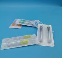 China Yellow Disposable Hypodermic Needles Syringe Out Diameter 0.9mm 20G for sale