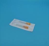 China 3mm 11G Disposable Syringe Needles Green Yellow With Side Hole for sale