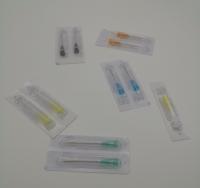 China Light Yellow Disposable Dental Syringes Side Hole Out Diameter 2.7mm 12G for sale