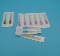China Out Diameter 1.1mm 19G Disposable Hypodermic Syringes Cream Color for sale