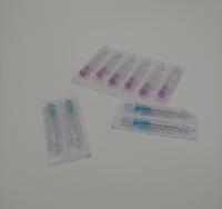 China Green Yellow Disposable Injection Syringe And Needle Inclined Out Diameter 3mm 11G for sale