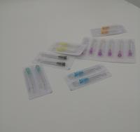 China Light Yellow Disposable Syringe Needles Inclined For Injection Out Diameter 2.7mm 12G for sale