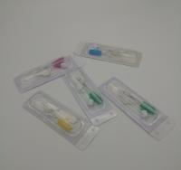 China 18G Y Positive Pressure Type Disposable Iv Cannula Surgical Infusion/Blood Transfusion Green for sale
