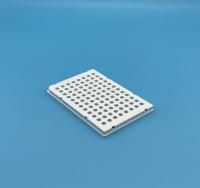 China Wide Skirted Deep Well PCR Plates White 0.2ml 96 Well for sale