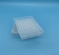 China Transparent Deep Well Pcr Plates 96 Well Square Well Sharp Bottomed Sterilization for sale