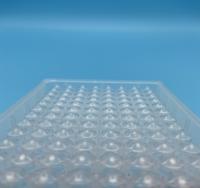 China Magnetic Sleeve Deep Well PCR Plates Sterilization Transparent 96-Well Pointed Bottom for sale