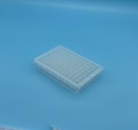 China Work Shaped Deep Well PCR Plates Round Bottom Transparent 96 Well Plate for sale
