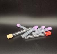China Medical PP 2.0ml Orange Blood Sampling Tubes Set Sterilized Serum Plain Tube for sale