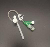 China Green 18G Disposable Iv Cannula Y Type Catheter Surgical Infusion Blood Transfusion for sale