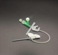 China Green 18G Disposable Iv Cannula Y Type Catheter Surgical Infusion Blood Transfusion for sale