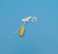 China Yellow Disposable IV Cannula 24G Butterfly Positive Pressure Type Pediatric Neonatal Infusion for sale