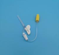 China Yellow Disposable IV Cannula 24G Butterfly Positive Pressure Type Pediatric Neonatal Infusion for sale