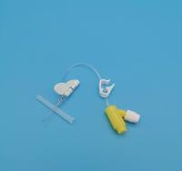 China Positive Pressure Y Type Disposable Yellow 24 Iv Cannula For Pediatric Neonatal Infusion for sale