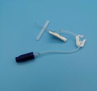China 22G Disposable Butterfly Positive Pressure Type Iv Cannula Routine Infusion For Adults Blue for sale