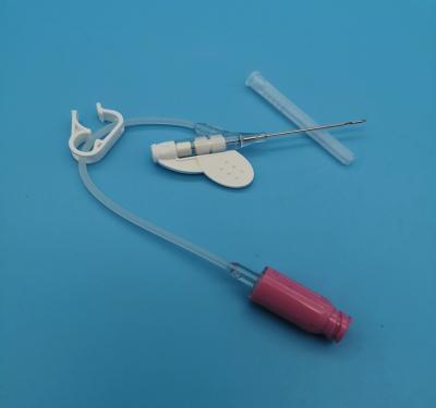 China Pink Disposable Iv Cannula 20G Butterfly Type Positive Pressure Emergency Infusion Blood Transfusion for sale