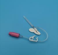 China Pink Disposable Iv Cannula 20G Butterfly Type Positive Pressure Emergency Infusion Blood Transfusion for sale