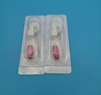China Pink Disposable Iv Cannula 20G Butterfly Type Positive Pressure Emergency Infusion Blood Transfusion for sale