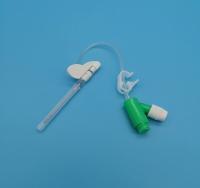 China 18G Y Positive Pressure Type Disposable Iv Cannula Surgical Infusion/Blood Transfusion Green for sale