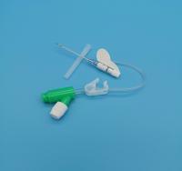 China 18G Y Positive Pressure Type Disposable Iv Cannula Surgical Infusion/Blood Transfusion Green for sale