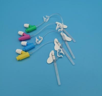 China 18G Y Positive Pressure Type Disposable Iv Cannula Surgical Infusion/Blood Transfusion Green for sale