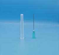 China Deep Green Disposable Hypodermic Needles 21G Out Diameter 0.8mm for sale