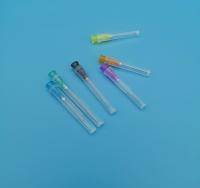 China Pink Inclined Hole Disposable Needles And Syringes 1.2mm Out Diameter 18G For Inuslin for sale