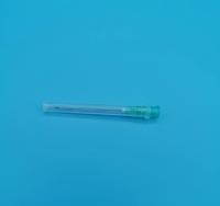 China Light Green Surgical Syringe Needle Side Hole Out Diameter 2.1mm 14G For Single Use for sale